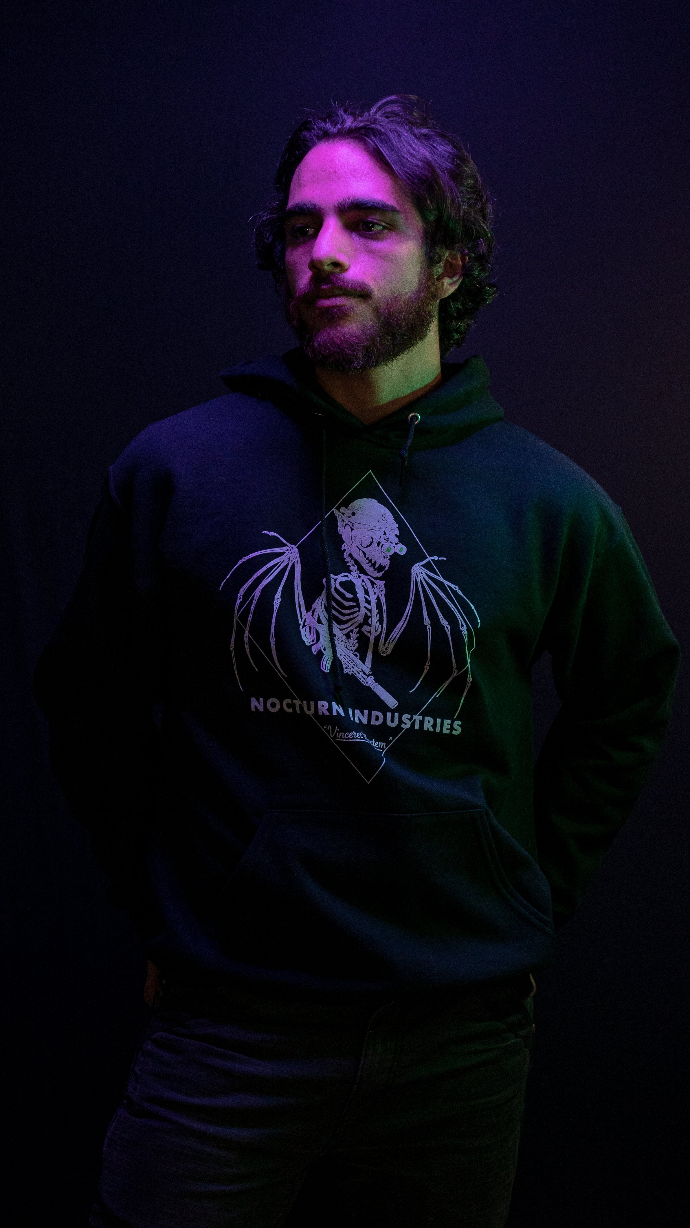 Skeleton Bat Hoodie – Nocturn Industries